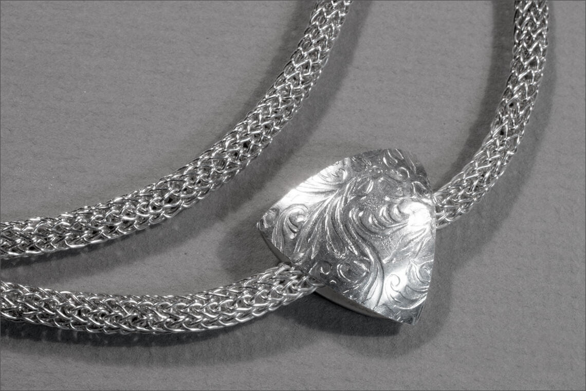 Textile Techniques for Jewelry: Spiral Loop Chain and Woven Sheet ...