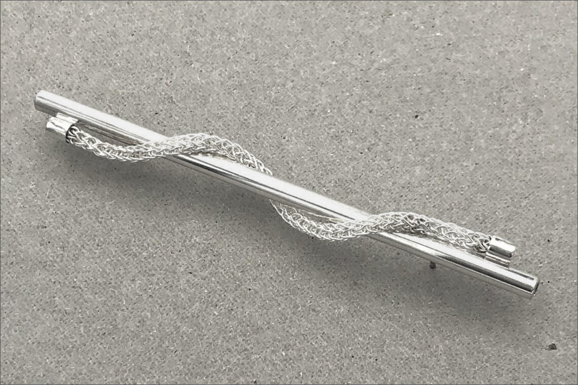 Textile Techniques for Jewelry: Spiral Loop Chain and Woven Sheet ...